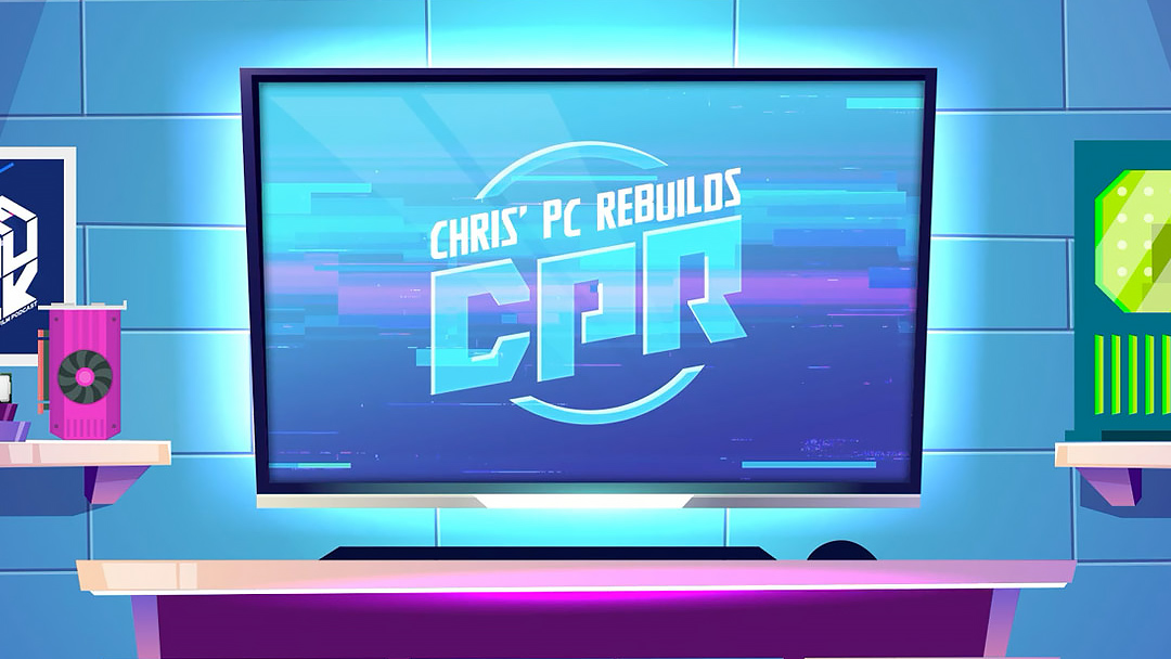 Chris’ PC Rebuilds Logo + Ident - Chris Ray